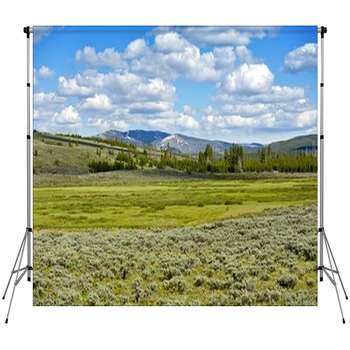 Yellowstone Photographer Backdrops | Available in Super Large Custom Sizes