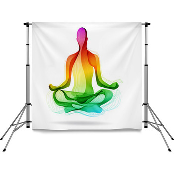 Yoga Photographer Backdrops | Available in Very Large Custom Sizes