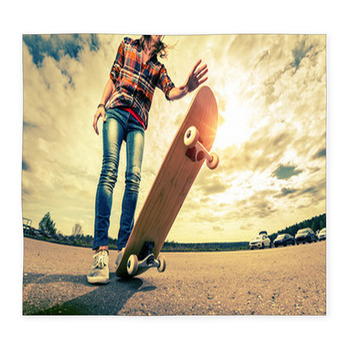 Skateboard Area Rugs & Custom Size Floor Mats