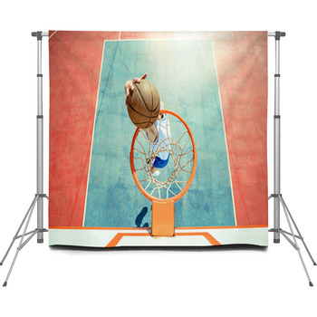 Basketball Photo Backdrops | Available in Ultra Large Custom Sizes