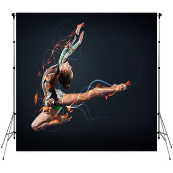Gymnastics Photographer Backdrops | Available in nearly ANY Custom Sizes