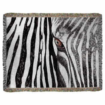 Zebra print Fleece Blanket Throws | Free Personalization