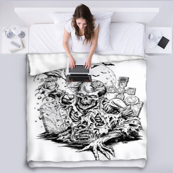 Zombie Comforters, Duvets, Sheets & Sets | Personalized