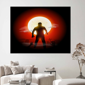 Zombie Wall Decor | Murals | Tapestry | Posters | Custom Sizes