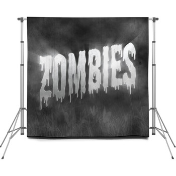Zombie Custom Backdrops | Available in Very Large Custom Sizes