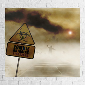 Zombie Wall Decor | Murals | Tapestry | Posters | Custom Sizes