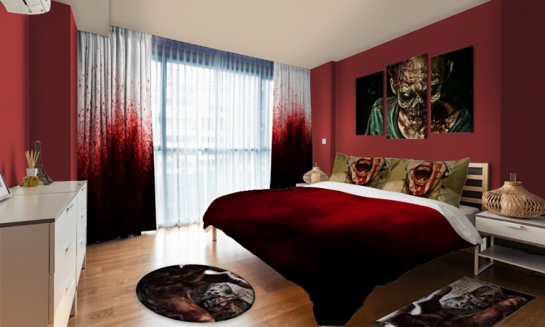 Grotesque Outlandish Zombie Bedroom Decor